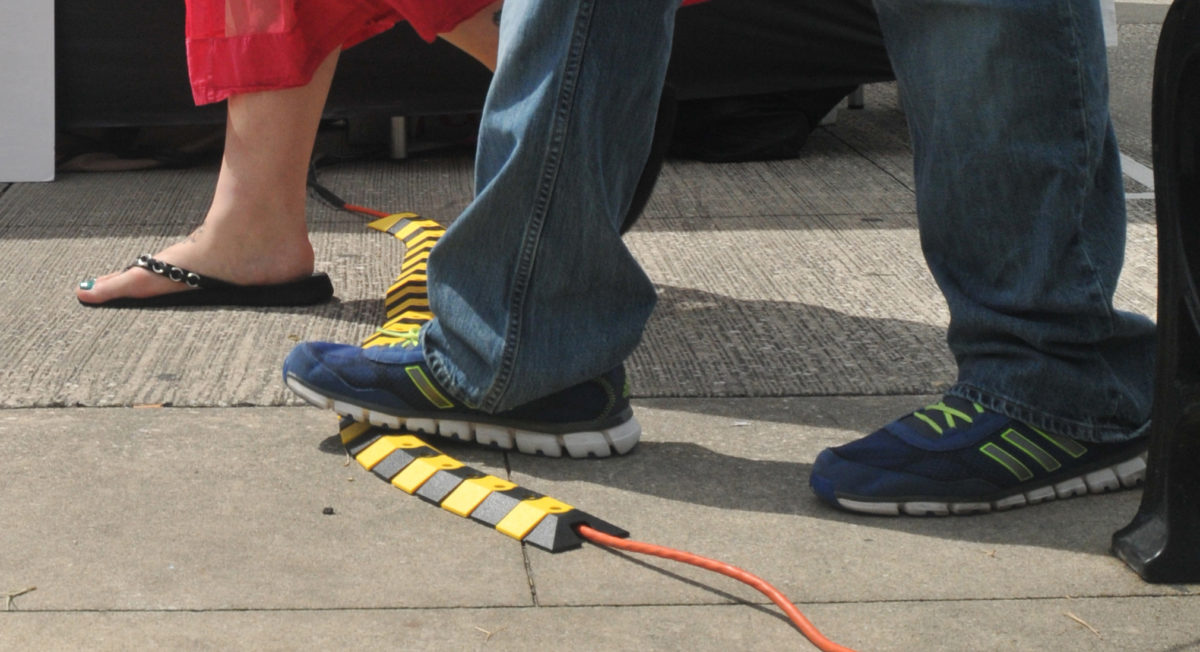 Floor Cord, Cable & Wire Cover | Protect & Secure Electrical Cords